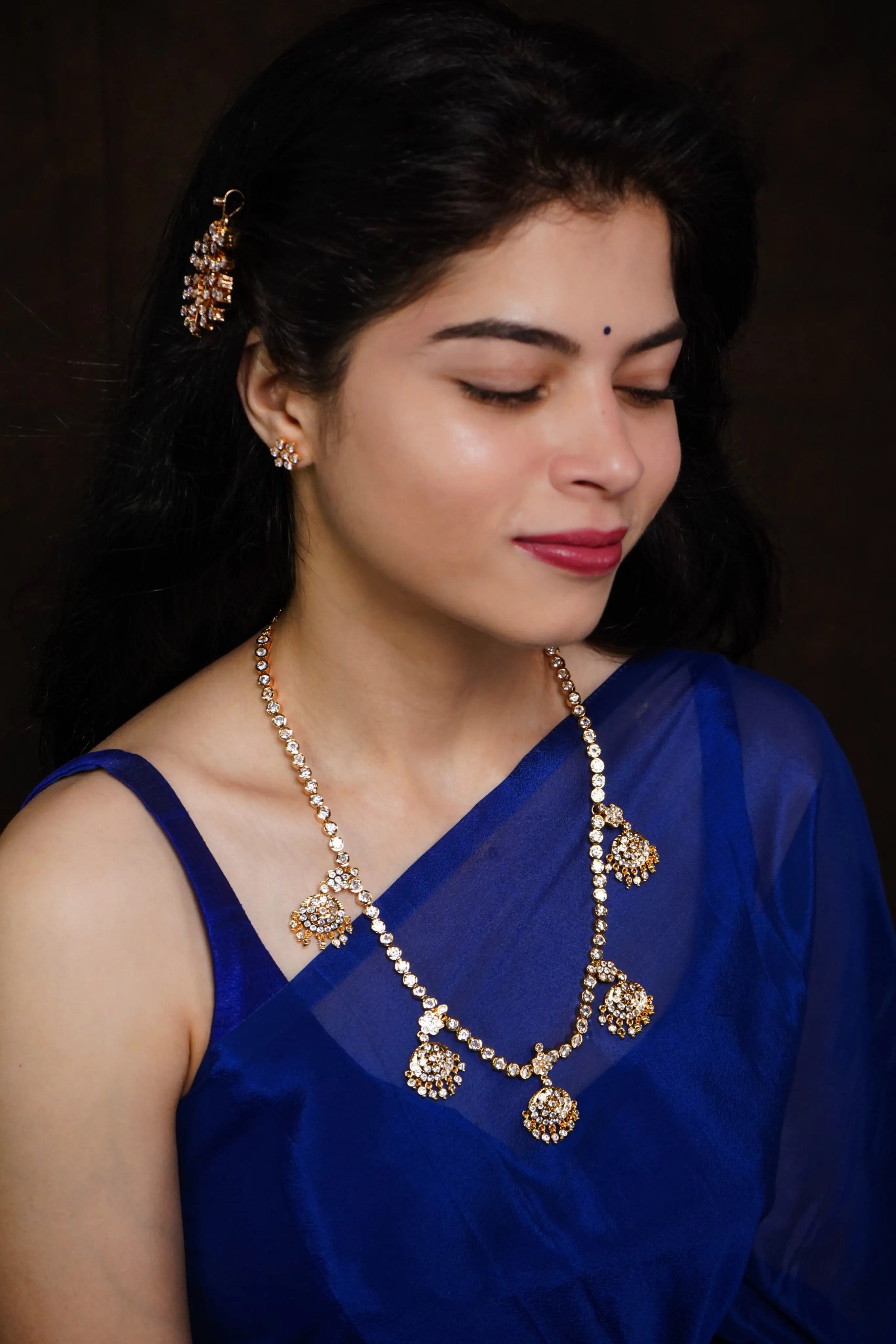 Minnale Pathakam Haram Fashion Jewellery India Handcrafted Indian Minnale Pathakam Haram Fashion Jewellery India Handcrafted Indian